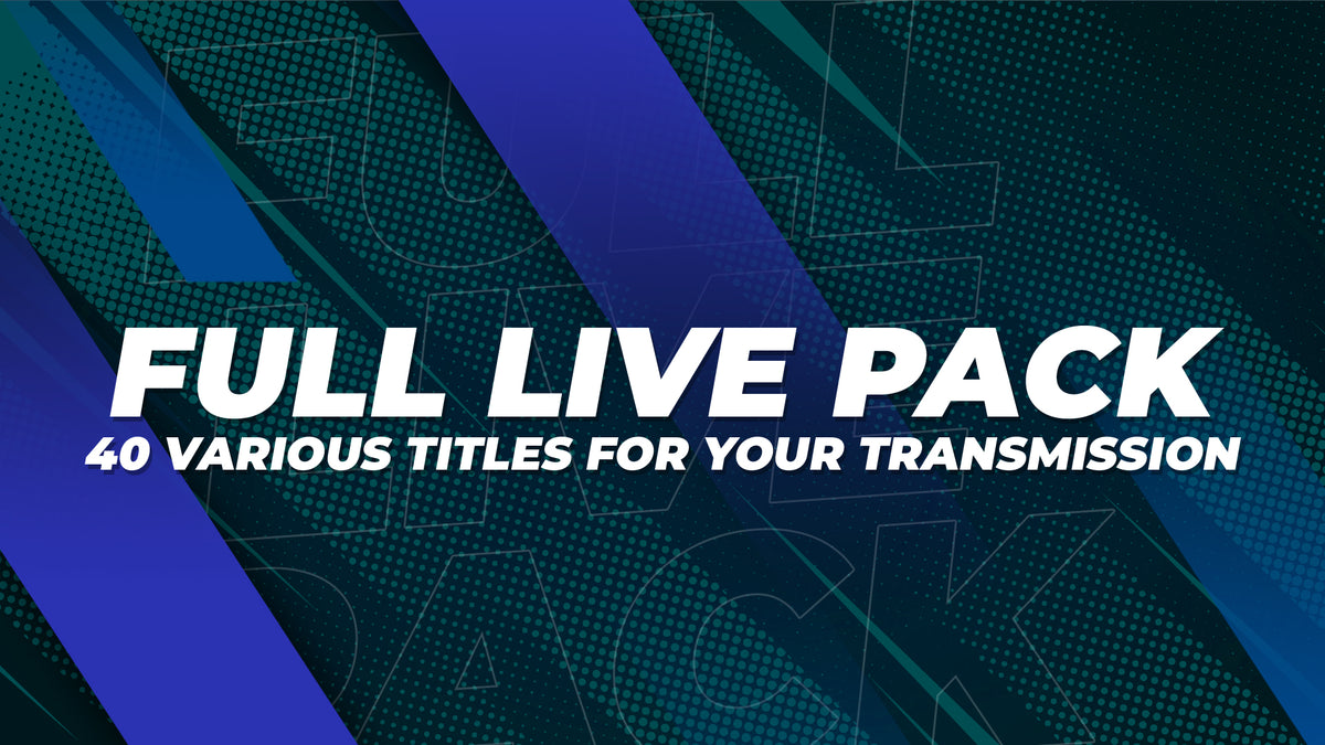FULL LIVE PACK – vMixPresets